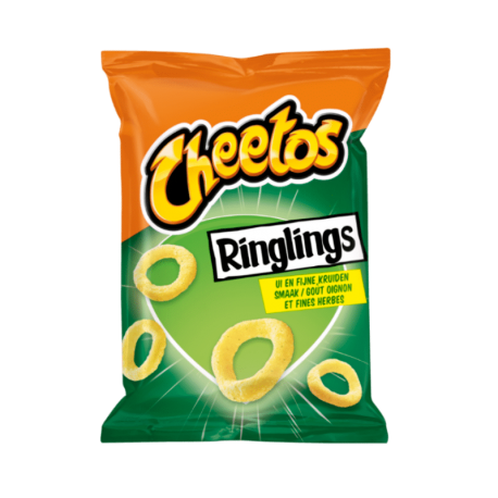 Cheetos Ringlings gout oignons et fines herbes 100g