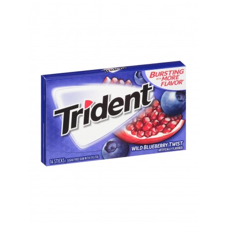 Trident Wild Blueberry Twist | Bonbons et chewing-gums import USA