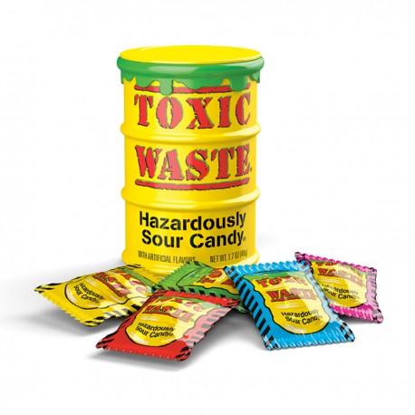 Toxic Waste Original | Bonbons super acidulés aux goûts de fruits